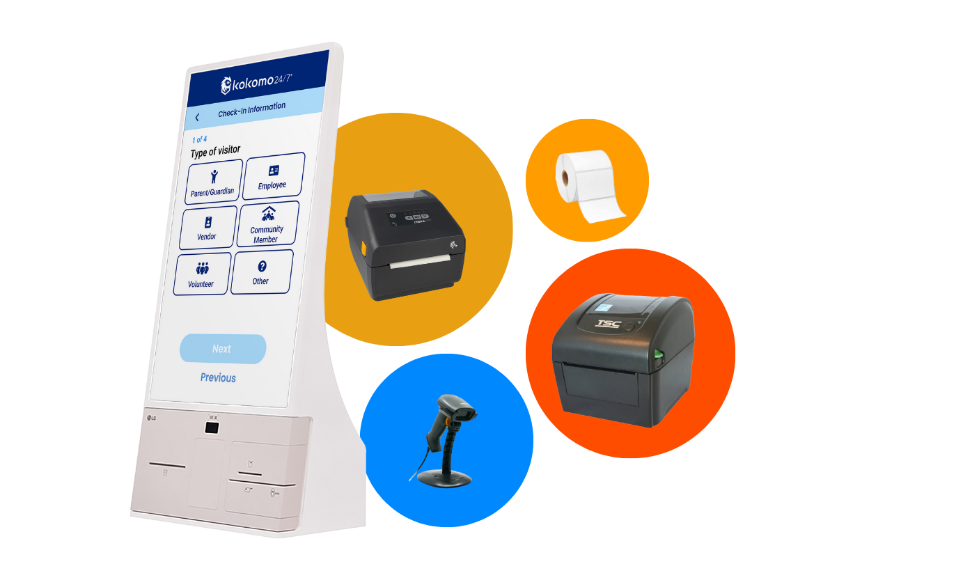 Kiosk, Signage, and Printers